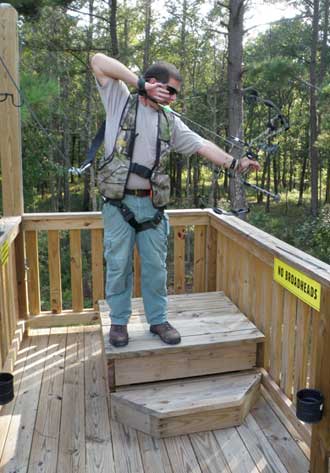 SCDNR archery range now includes bowhunting tower