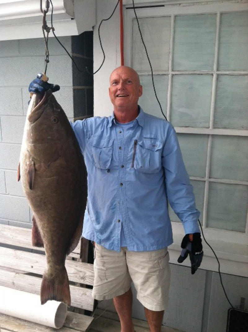 Newport man's huge gag grouper is first-ever state record for that species