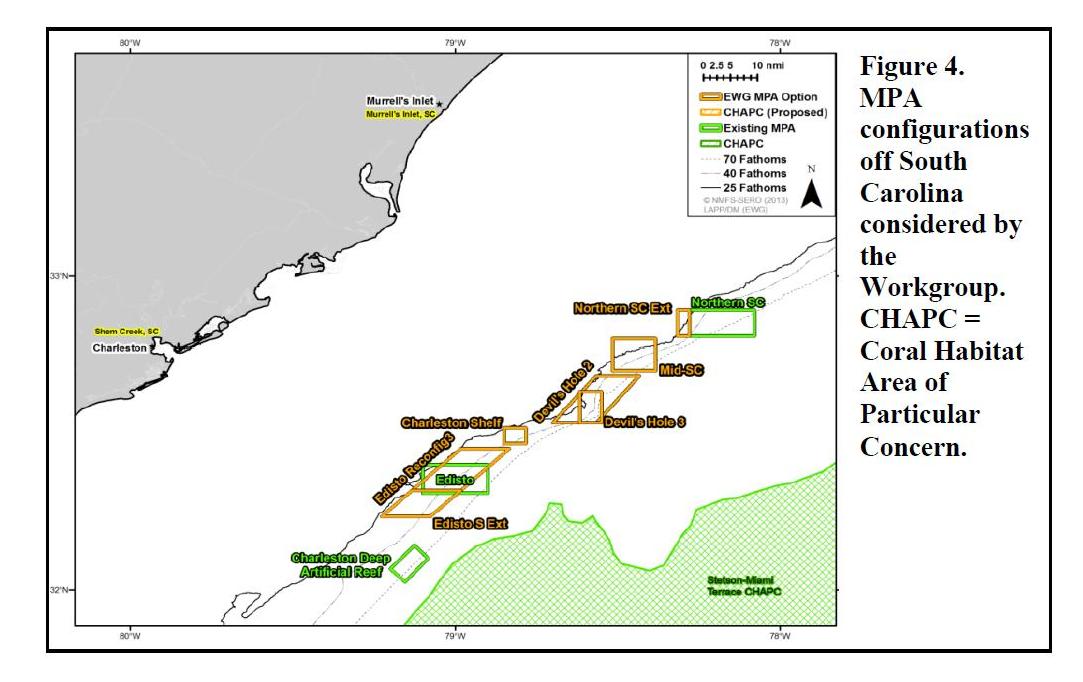 Feds may add and/or reconfigure Marine Protection Areas off SC coast