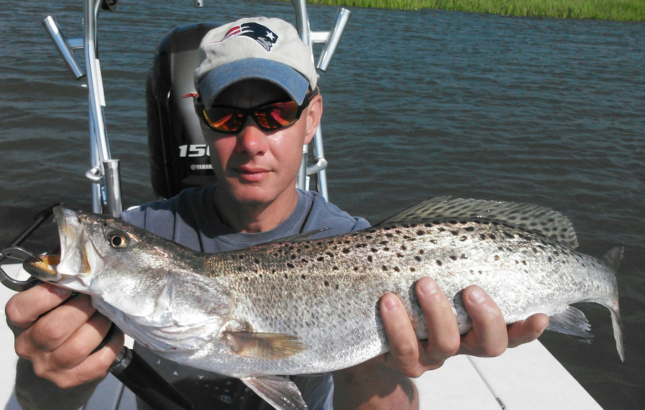 Don’t ignore the ditch for November speckled trout around Little River