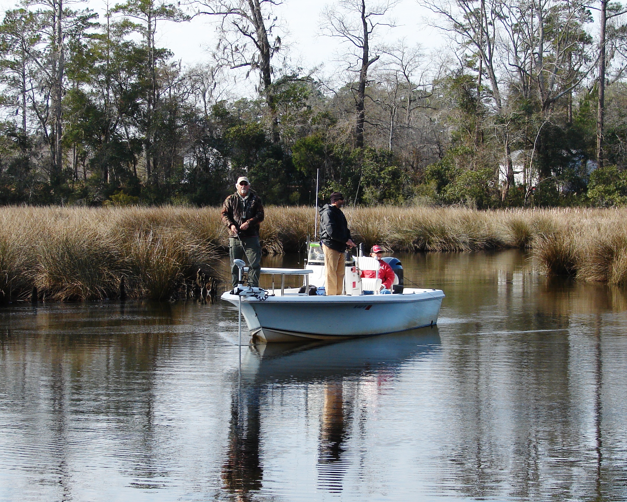 The Neuse River and its creeks have spec-tacular habitat for trout