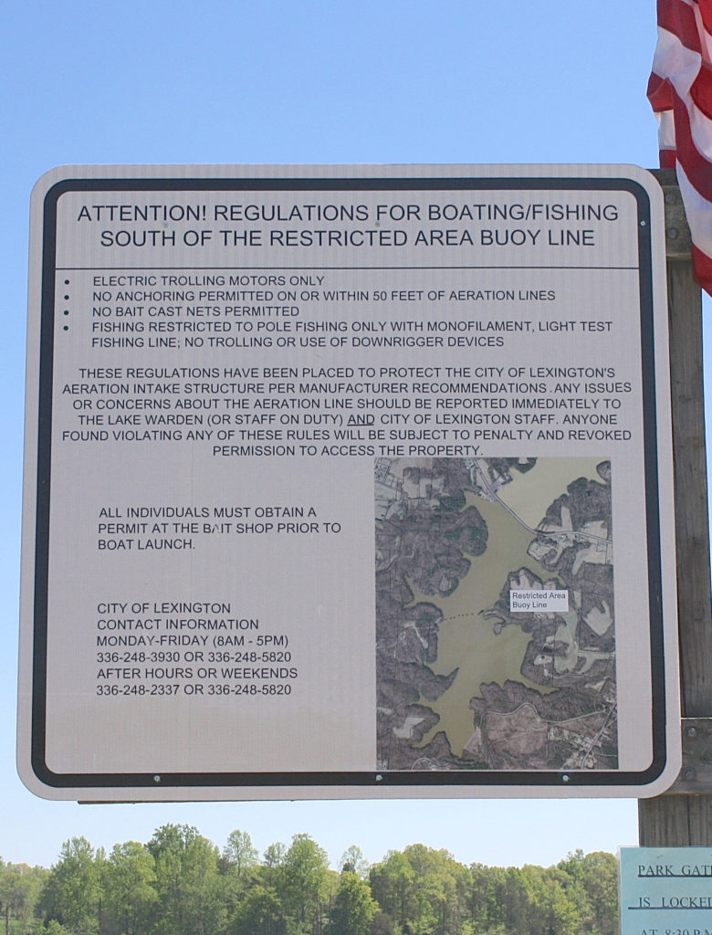Anglers fishing Lake Thom-A-Lex need to know that special restrictions ...