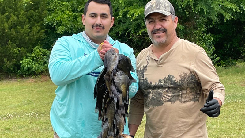 Hector Elizondo's big stringer of bream - Carolina Sportsman
