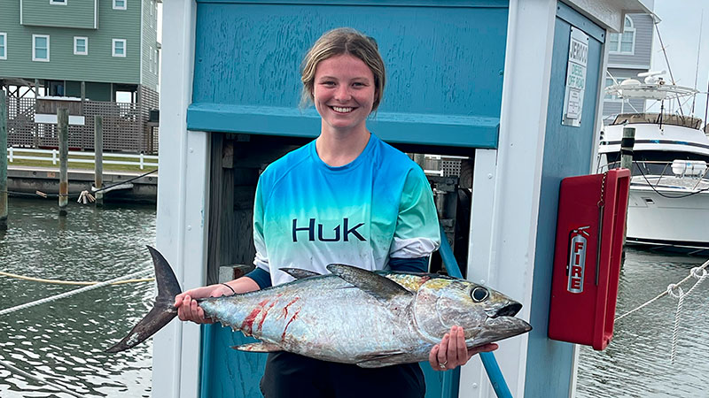 Lyndsey Turner's blackfin tuna - Carolina Sportsman