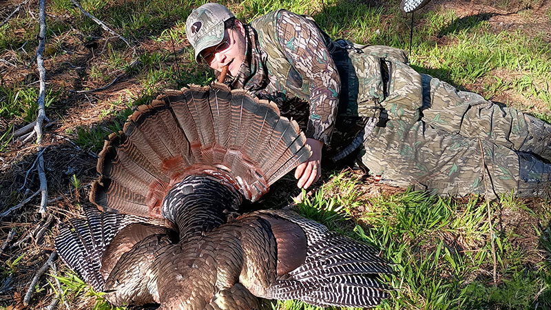 Brian Gibson - double-bearded turkey - Carolina Sportsman