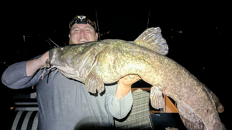 Kevin Lawless' big flathead catfish