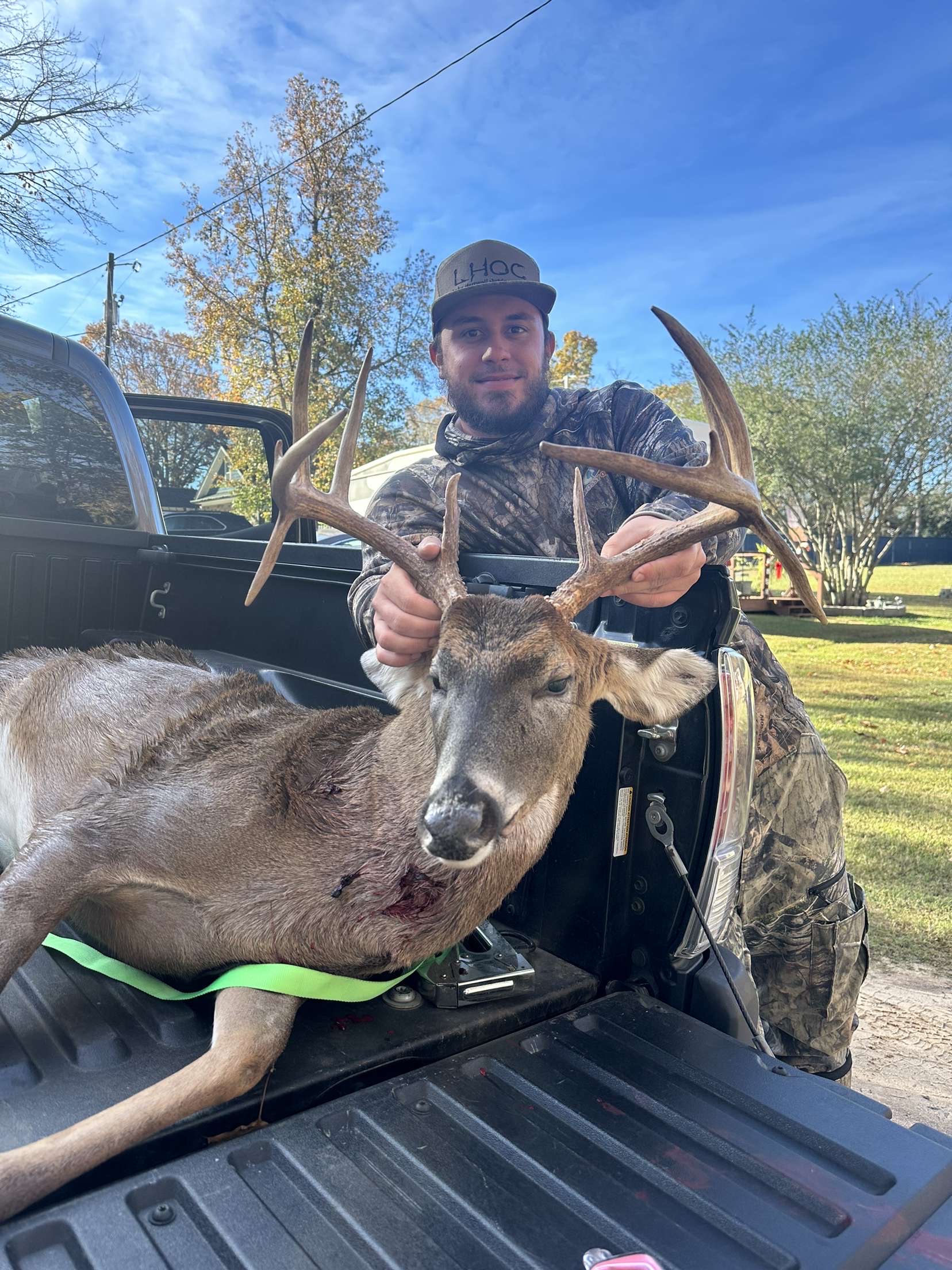 Houston Talbert’s 12 point double drop tine buck!