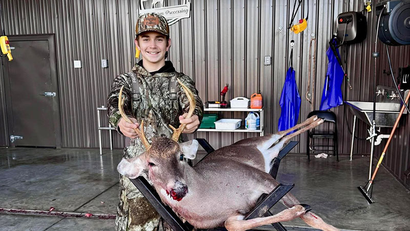 Ryan McDaniel kills his first buck - Carolina Sportsman