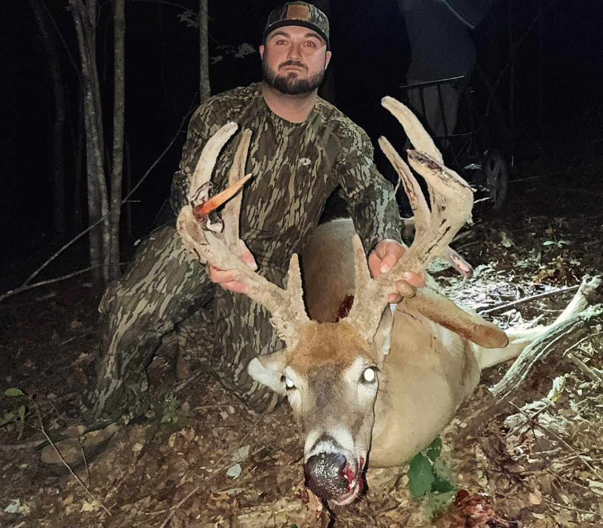 2025 Opening Day HUGE velvet buck w/ a drop tine