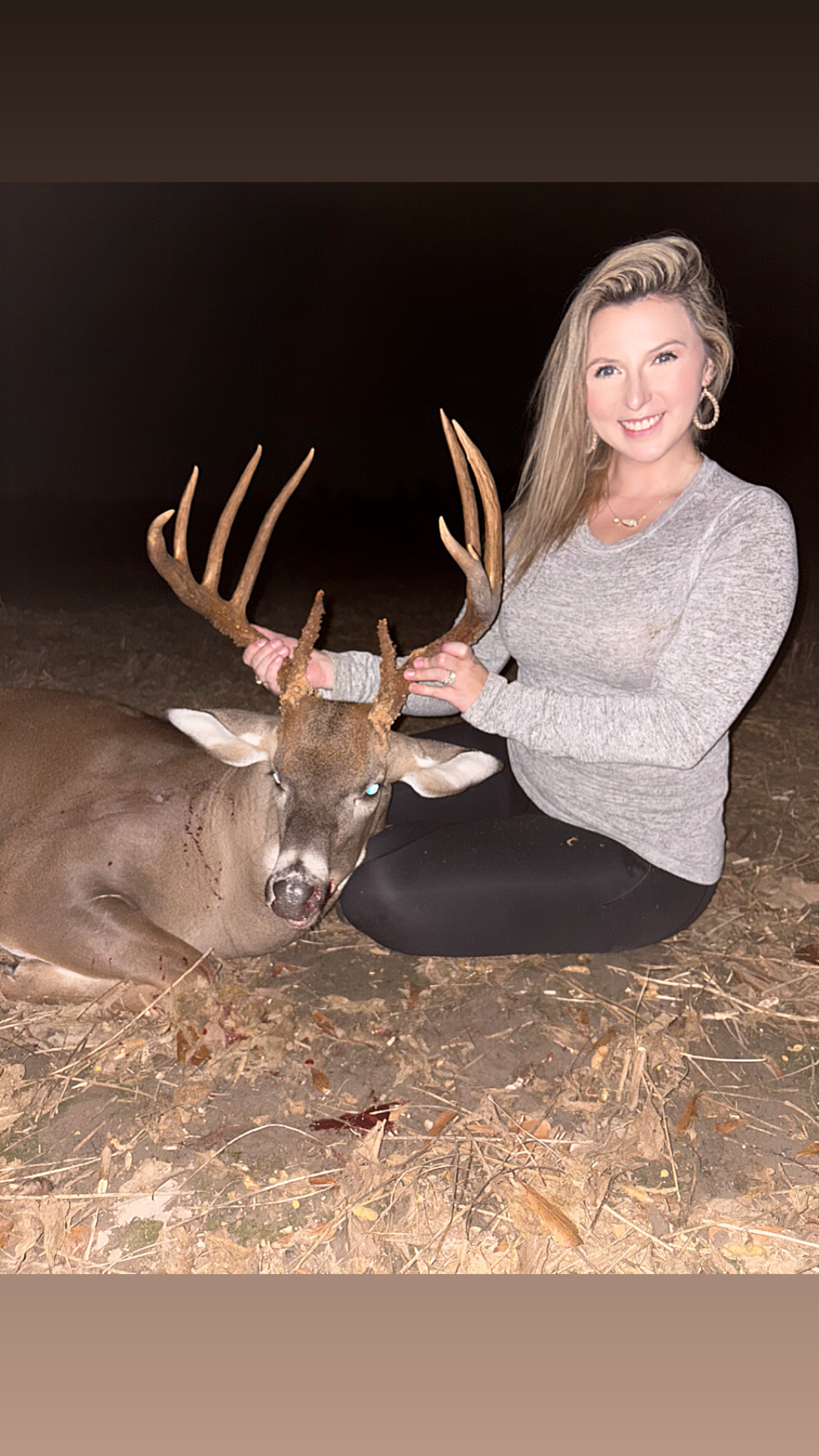 Opening Day 11 Point, Double Brow Tine Buck