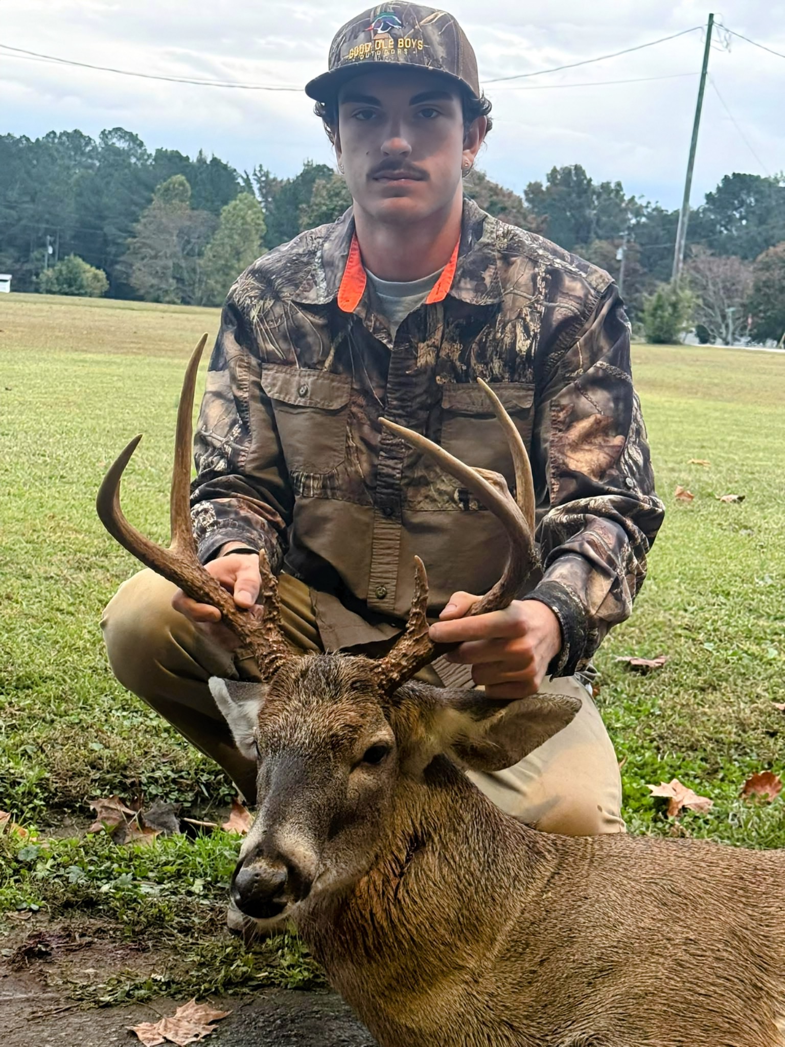 Jaxon Bethea got this 8pt buck at Big Sister Bay in Marion County